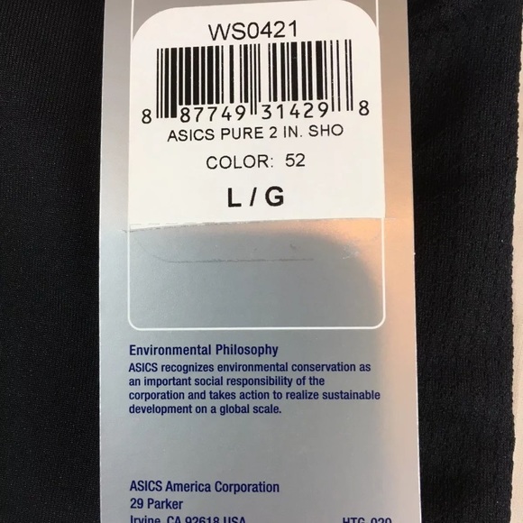 Asics | Shorts | Nwt Asics Sports Pure Compression Shorts Stretch ...